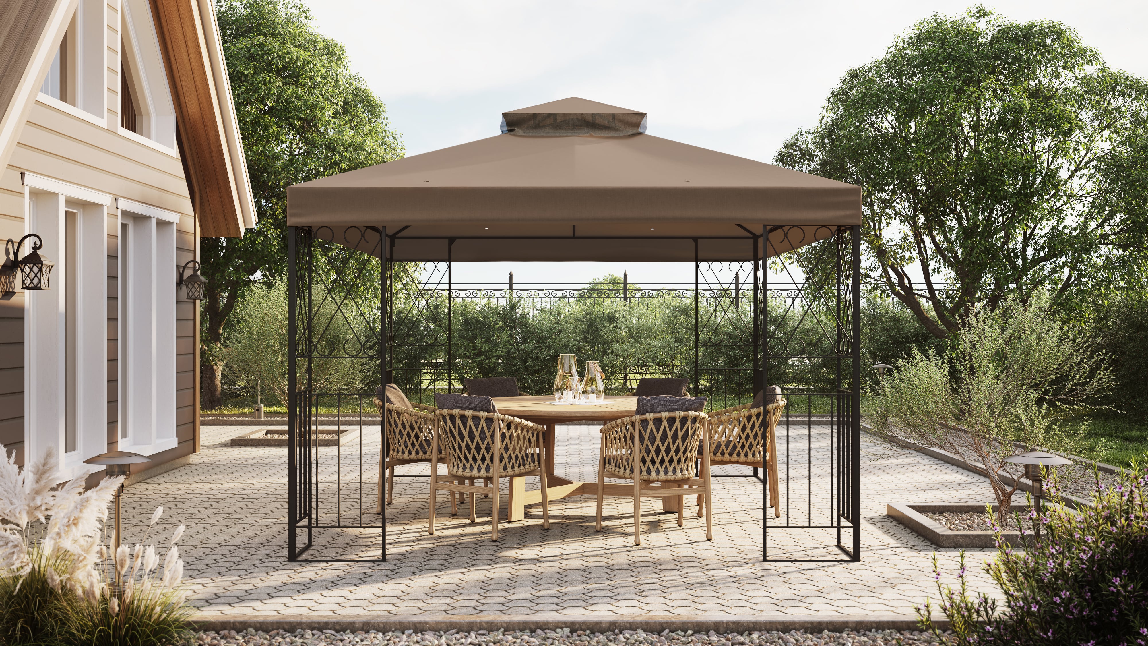 Metal Pavillons – Pavillons aus Stahl, Alu & Polycarbonat | Sunjoy ...